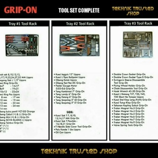 Jual Mechanic truster complete tool rack set bengkel lengkap GRIP ON ...