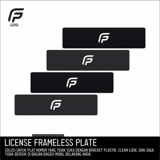 Jual FRAMELESSPLATE Frameless Plate Dudukan Plate Plat Nomor Mobil ...