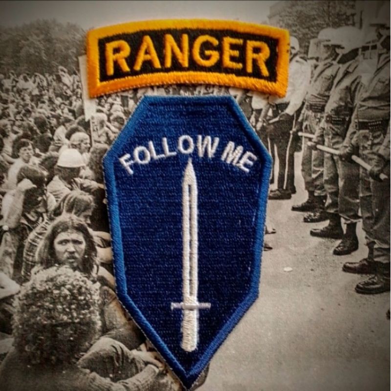 Jual Patch Infantry School Ranger Tab US Army Emblem Bordir Military ...