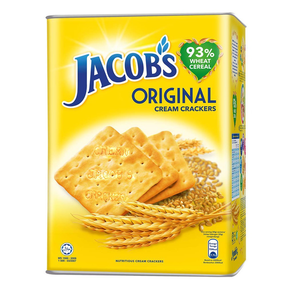 Jual Jacob's Original Cream Crackers / Biskuit Jacobs Jacob Original ...