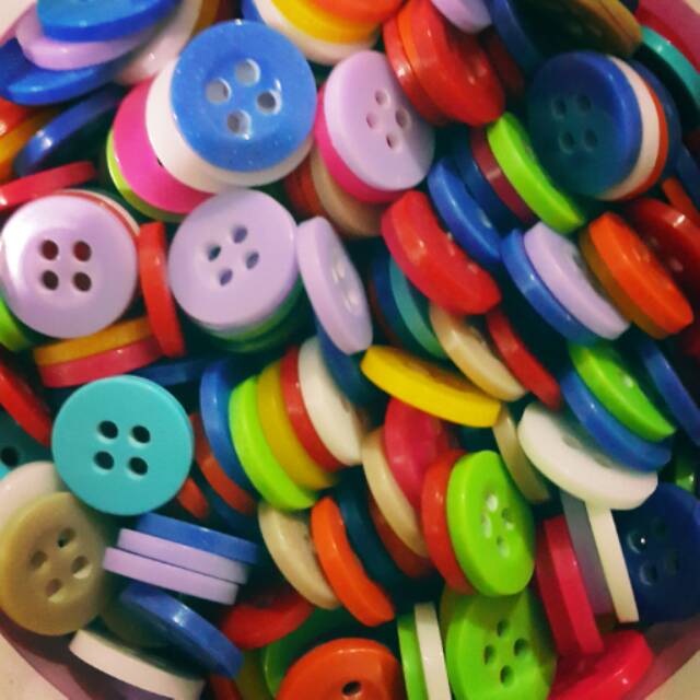 Jual Kancing warna warni isi 80pcs Indonesia|Shopee Indonesia