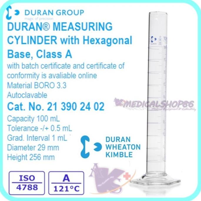 Jual GELAS UKUR 100ml CLASS A - DURAN (Germany) | Shopee Indonesia