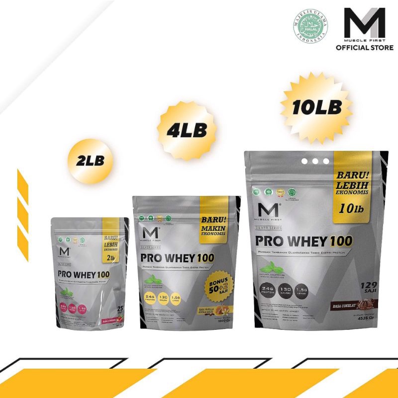 Jual M1 ProWhey 100 10LBS Free Bonus Shaker Duffle Bag - Muscle First ...