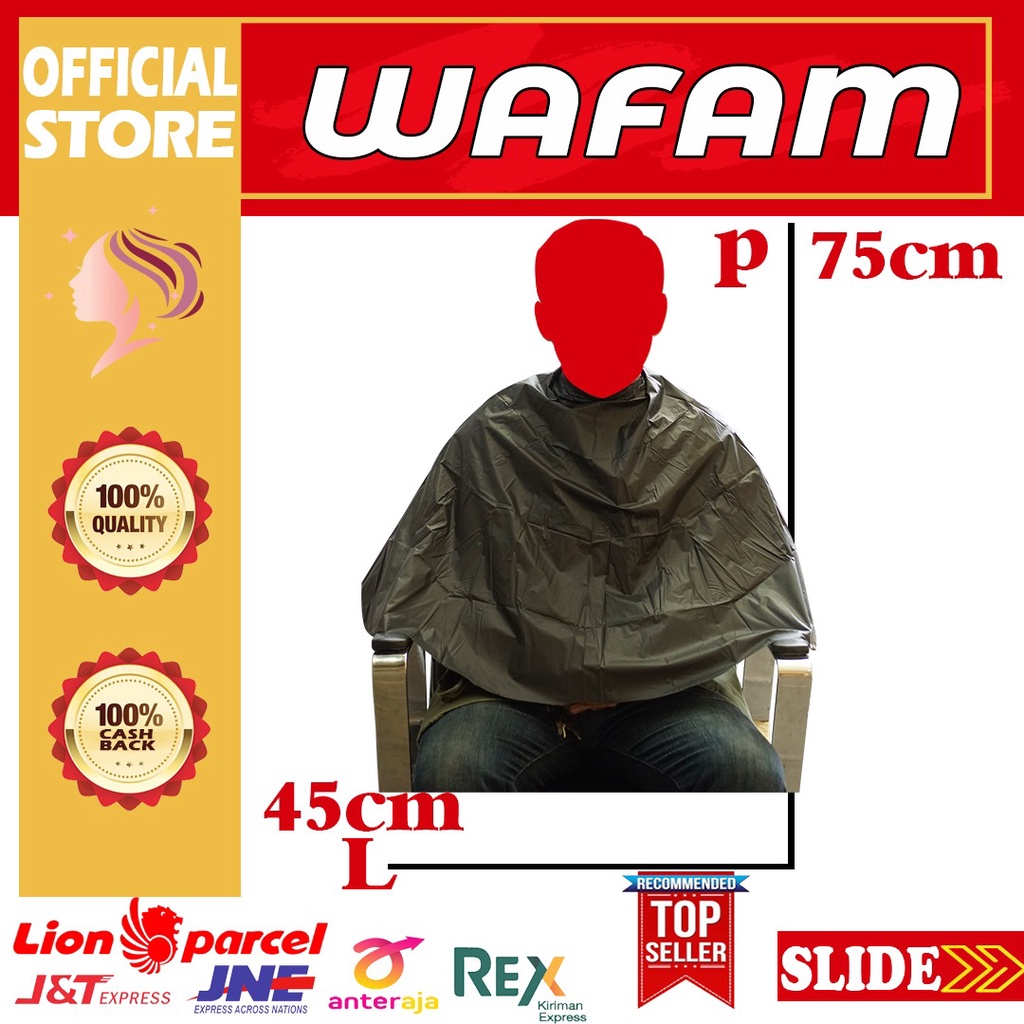 Jual Cape Coloring Rambut / Kain Kip Pewarnaan Rambut / Kep Cat Rambut ...