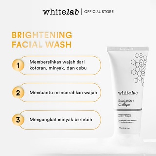 Jual WHITELAB Cleanser Series 100gr Acne Care Facial Wash / Brightening ...