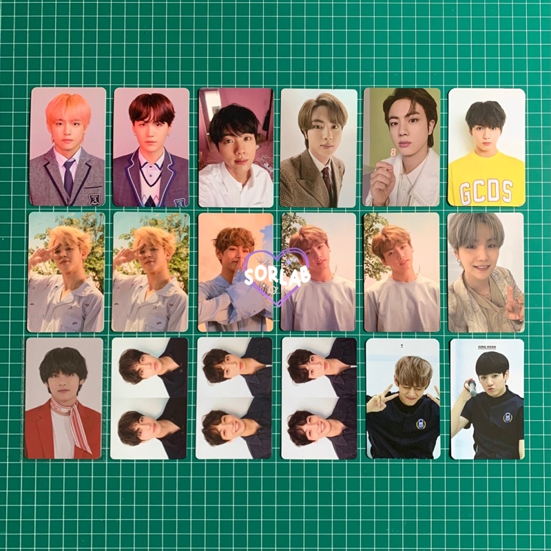Jual [OFFICIAL] PHOTOCARD PC BTS SEOKJIN / JIN & MIN YOONGI / SUGA ...
