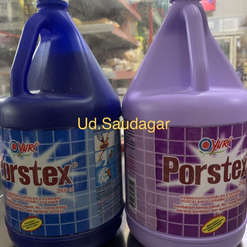 Jual Yuri Porstex Pembersih Porselin Keramik Botol 2 Liter | Shopee ...