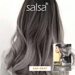 Jual Ash Grey Semi Permanent Hair Color (Semir Rambut Ash Gray) - SALSA ...