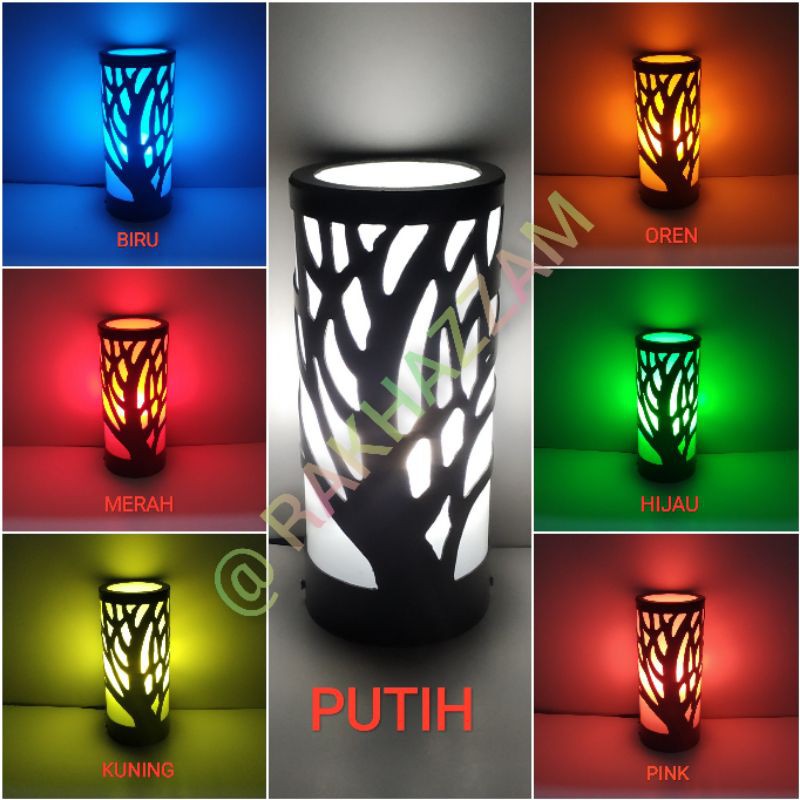 Jual Lampu hias dinding/hias meja/lampu hias PVC ukir Ranting | Shopee ...