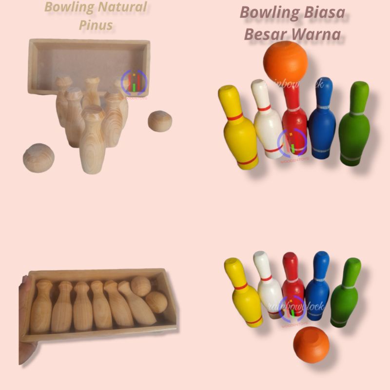 Jual Wooden Toys Bowling Kayu Mainan Kayu Anak Mainan Edukasi | Shopee ...