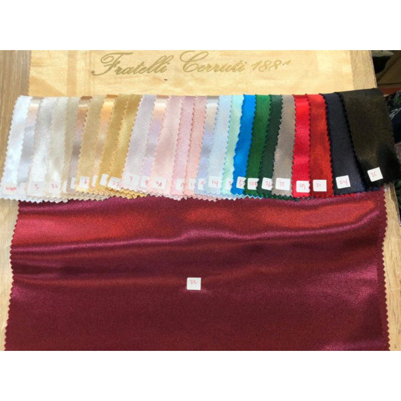 Jual kain satin prada polosan, 100% original | Shopee Indonesia