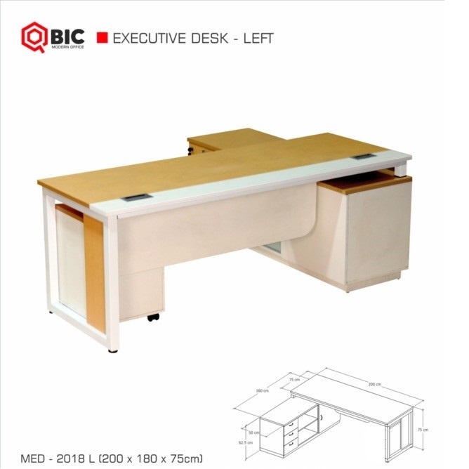 Jual Meja direktur manager bos direksi CEO L kantor rumah sakit bandara ...