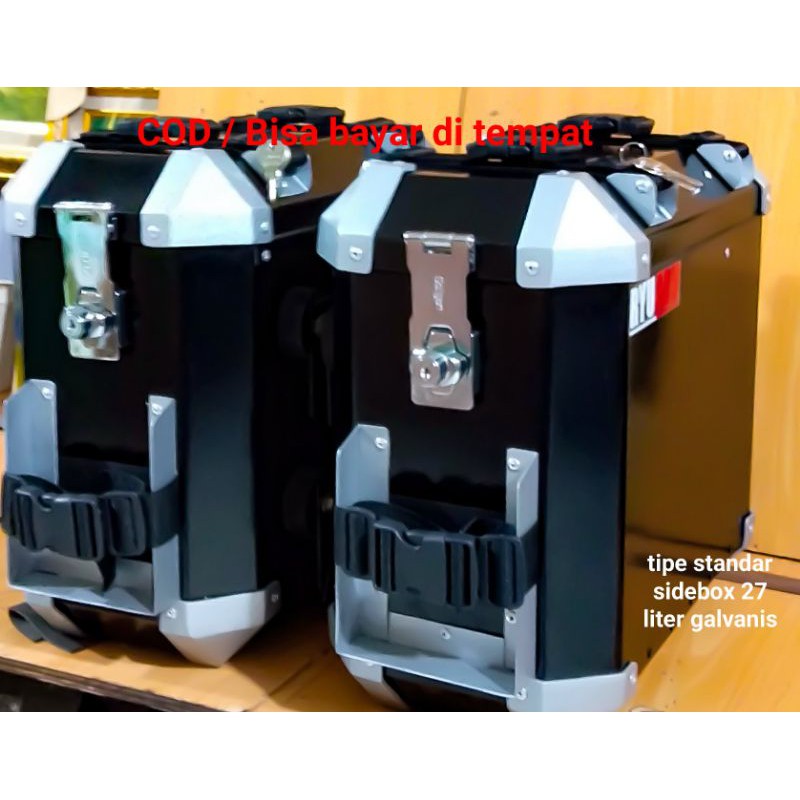Jual side box pannier 27 liter universal(box samping motor merk RYU ADV ...