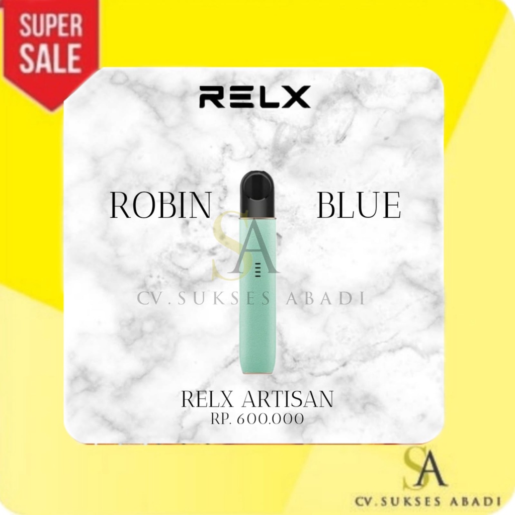 Jual RELX Vape Device Artisan Robin Blue | Shopee Indonesia