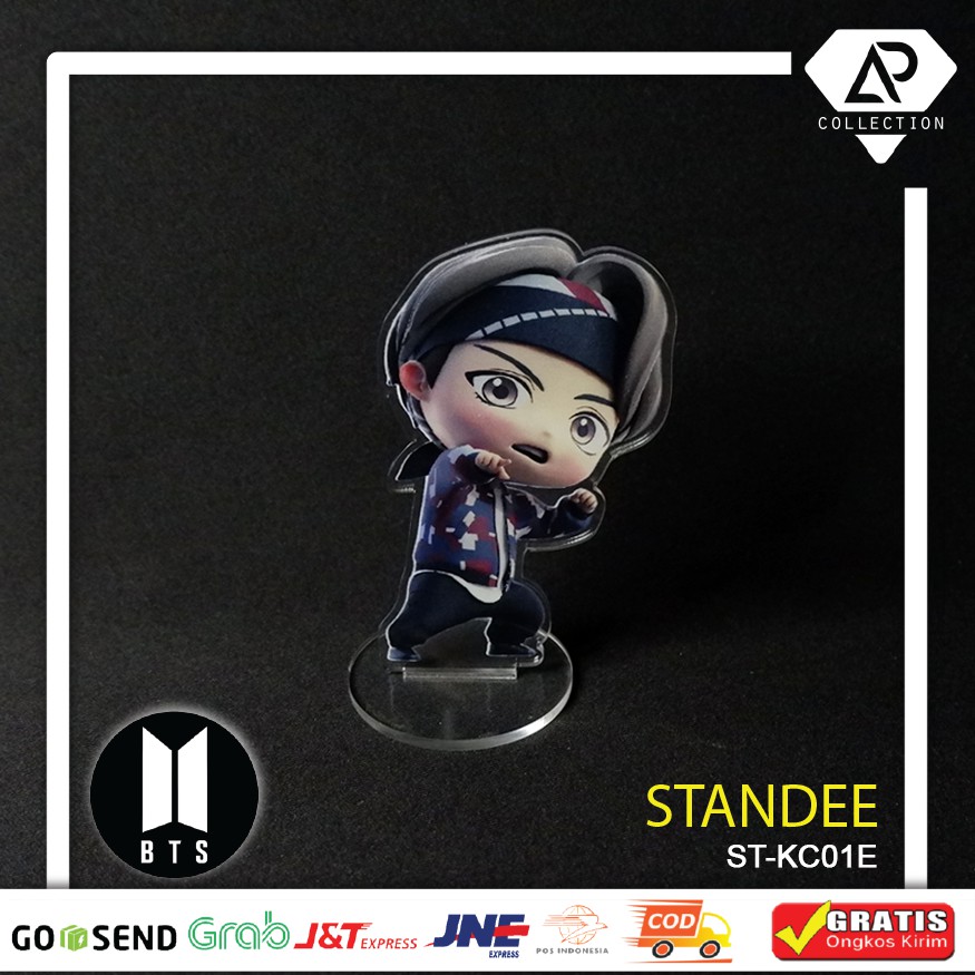 Jual Standee Acrylic Custom V / Standee KPOP Cartoon BTS / Action ...