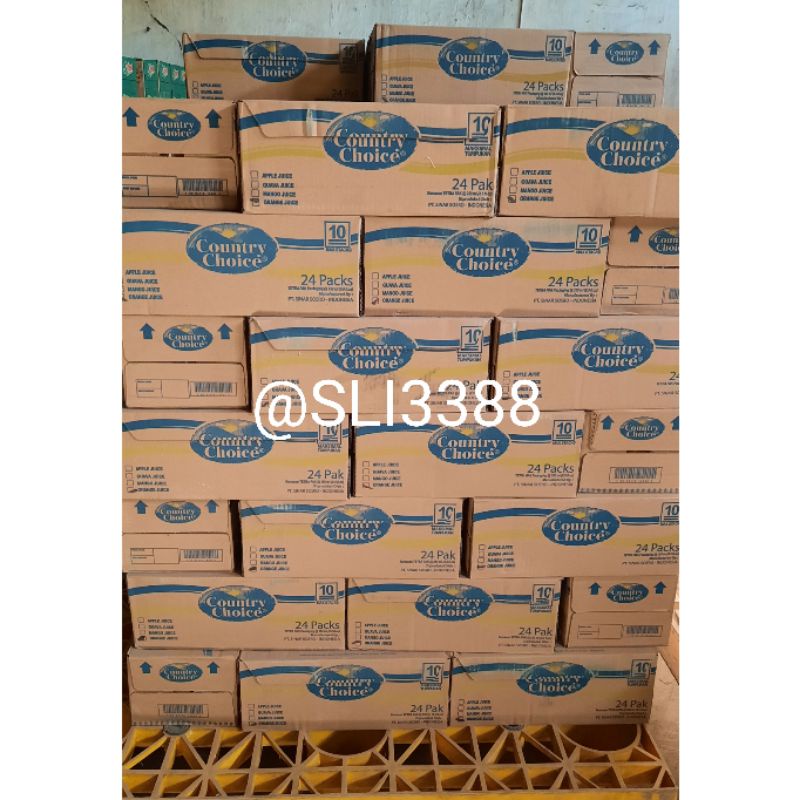 Jual (DISTRIBUTOR SOSRO) COUNTRY CHOICE JUS BUAH SIAP MINUM 250ML ...