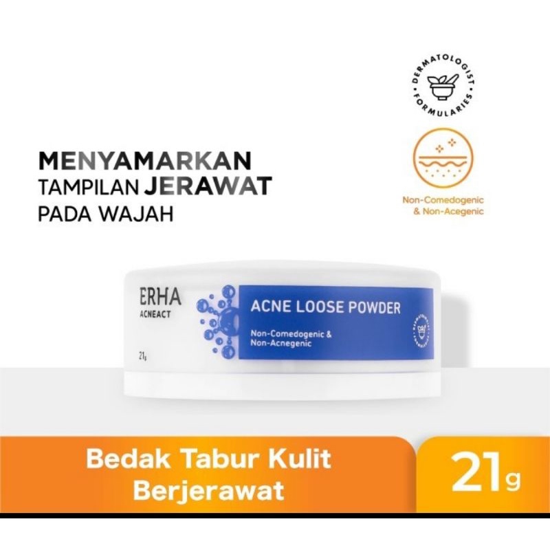 Jual ERHA Acneact Acne Loose Powder - 21g | Shopee Indonesia
