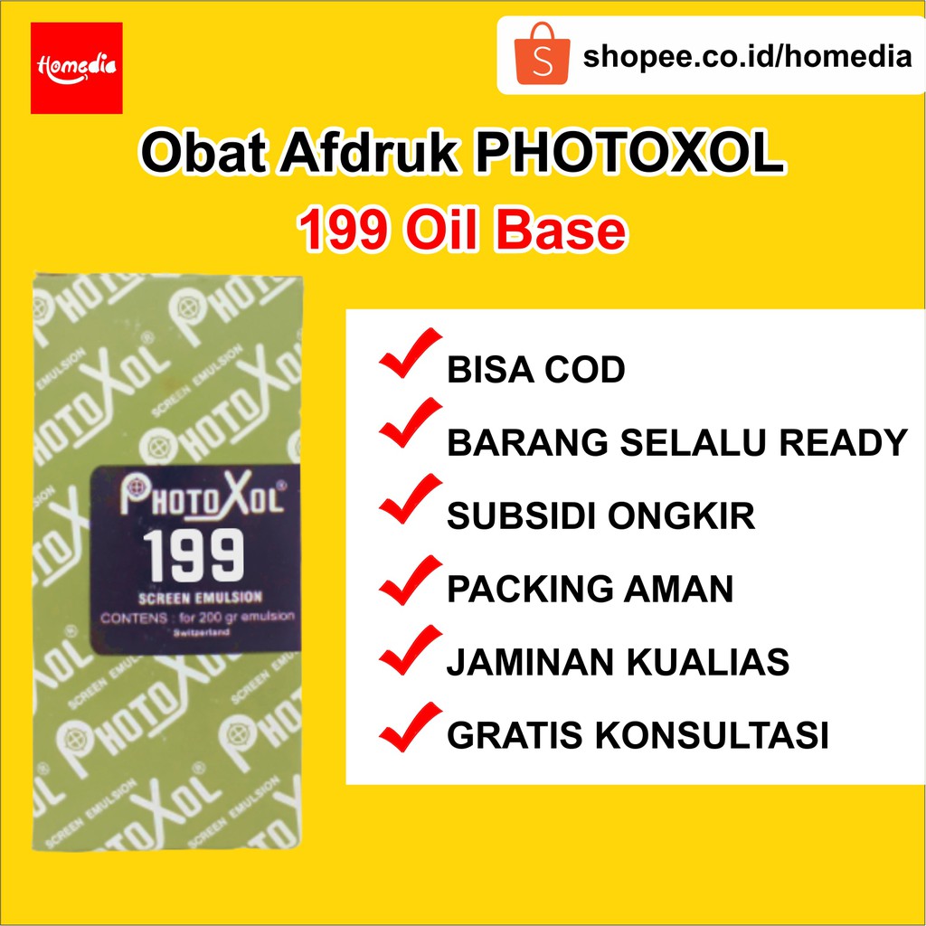 Obat Afdruk Sablon PHOTOXOL 199 Oil Base Screen Emulsion Basis Minyak ...