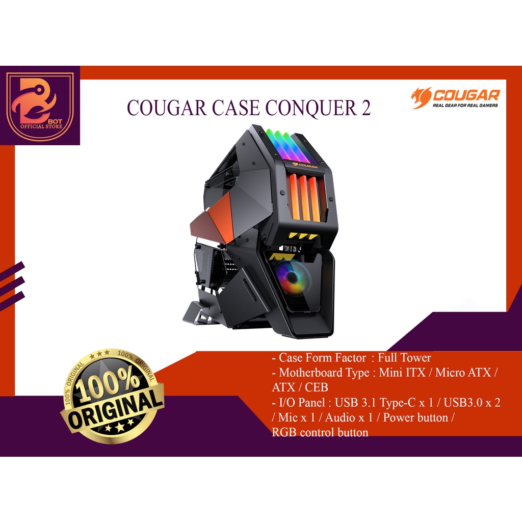 Jual Cougar Case Conquer 2 FULL TOWER | Casing Komputer | Casing PC ...