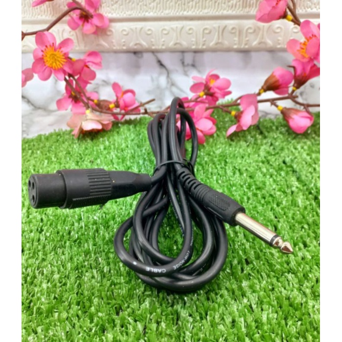 Jual Kabel microphone /kabel mic hitam 2 meter,3meter | Shopee Indonesia