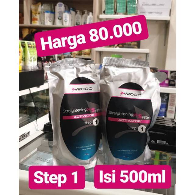 Jual Y2000 PELURUSAN/ Smooting step 1 500ml | Shopee Indonesia