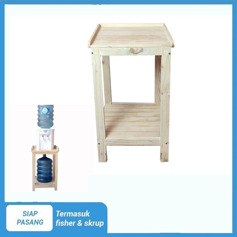 Jual Rak dispenser minimalis 2 susun / Rak dispenser meja kayu ...