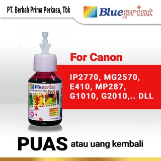 Jual Tinta Canon BLUEPRINT Refill For Printer Canon IP 2770 G1010 G2000 ...