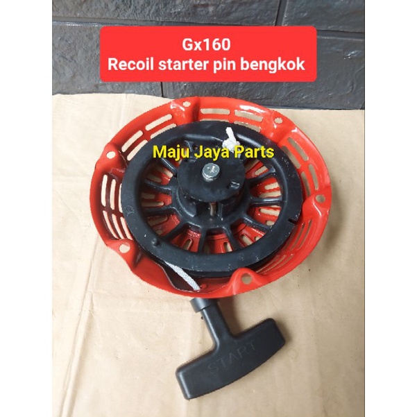 Jual Recoil starter assy/tarikan/selahan/Engkolan mesin honda Gx160 pin bengkok | Shopee Indonesia