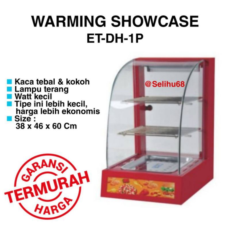 Jual Warming Showcase Display Penghangat Makanan Dengan Lampu dan Watt ...