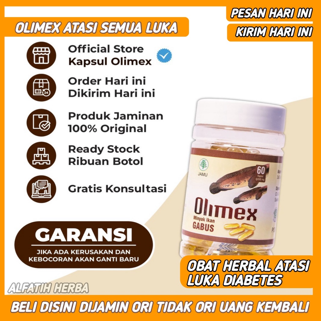 Jual (100% AMPUH) Kapsul Olimex - Kapsul Ekstrak Minyak Ikan Gabus ... Jual (100% AMPUH) Kapsul Olimex - Kapsul Ekstrak Minyak Ikan Gabus ...
