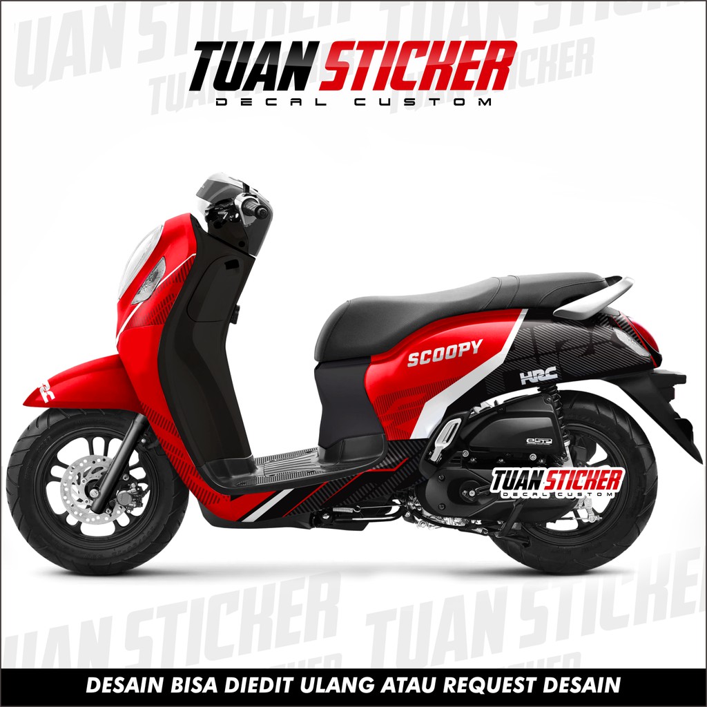 Jual Sticker Striping Decal Scoopy 2021, sticker scoopy 2021, striping ...