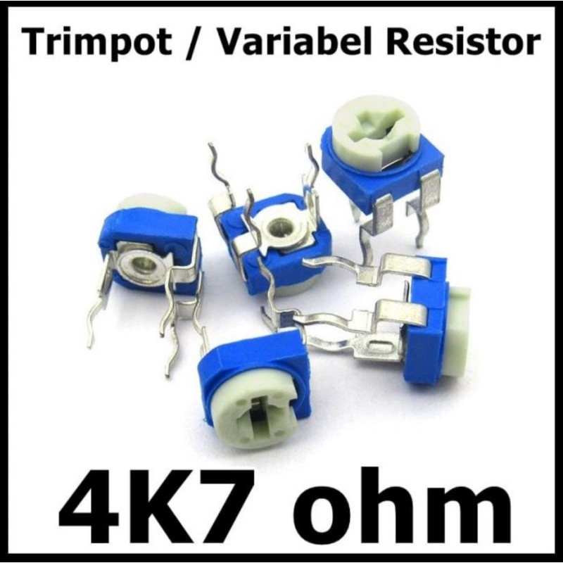 Jual VR 4700 ohm 4700ohm Trimpot 4K7 Trimmer Variable Vertical Resistor ...