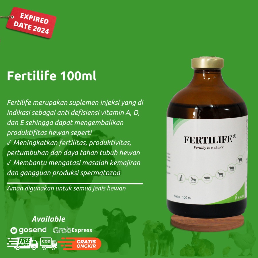 Jual FERTILIFE 100ML BY KALBE | VITAMIN A, D, & E UNTUK HEWAN | UNTUK ...