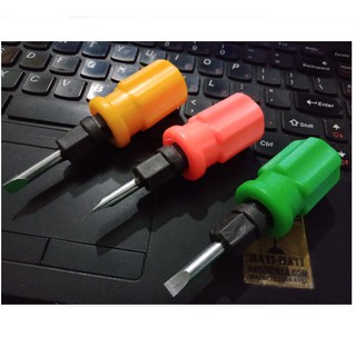 Jual Obeng Cebol Obeng Min Plus Bolak Balik Adjustable 2 Way Mini ...