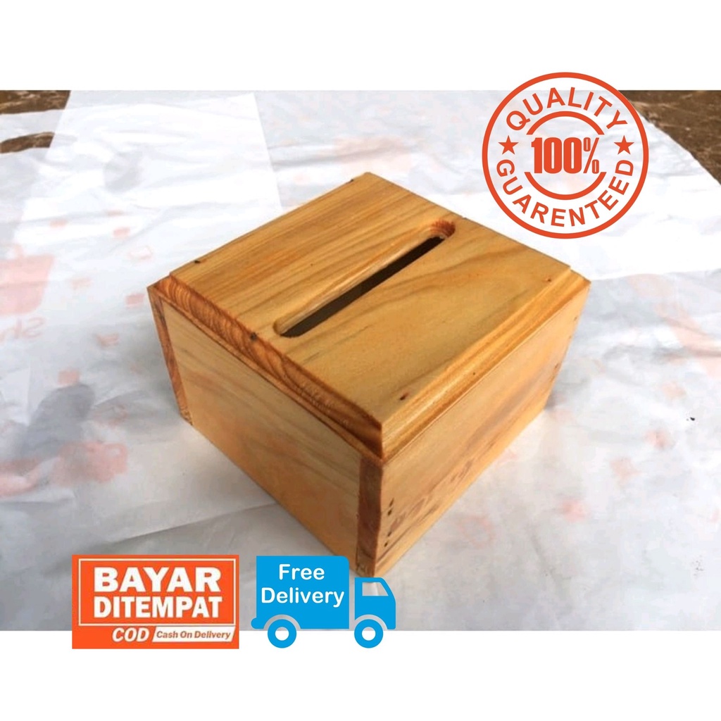 Jual Kotak Tisu Box Tissue Mini Tempat Tisu kerajinan tangan dari kayu ...