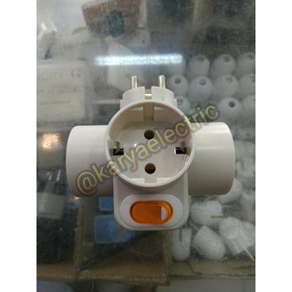 Jual Steker T Multi Switch / T Arde Colokan Listrik UTICON SC-382 ...