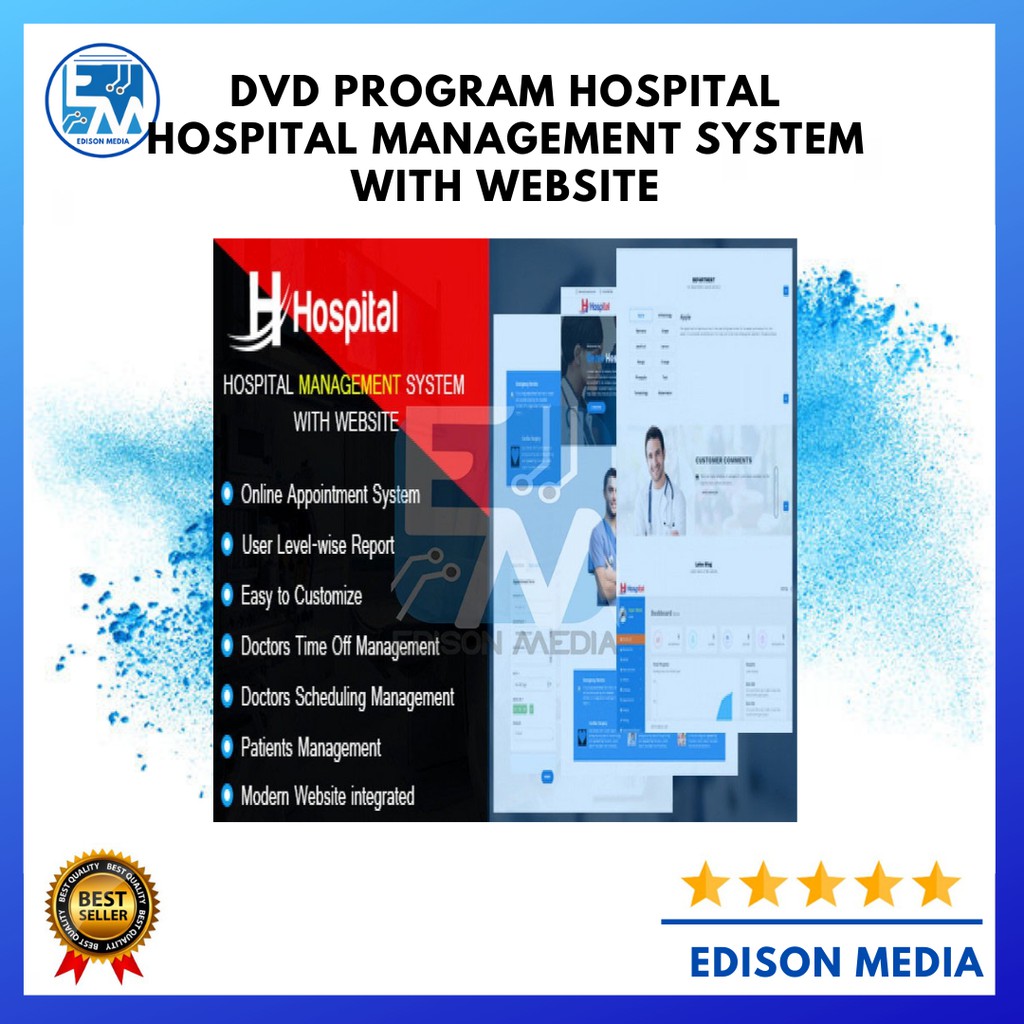 Jual DVD Program Hospital Hospital Management System With Website ...