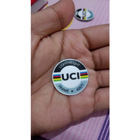 Jual Sticker-Stiker-Decal-Tempelan-Logo-Label Lightweight UCI Frame ...