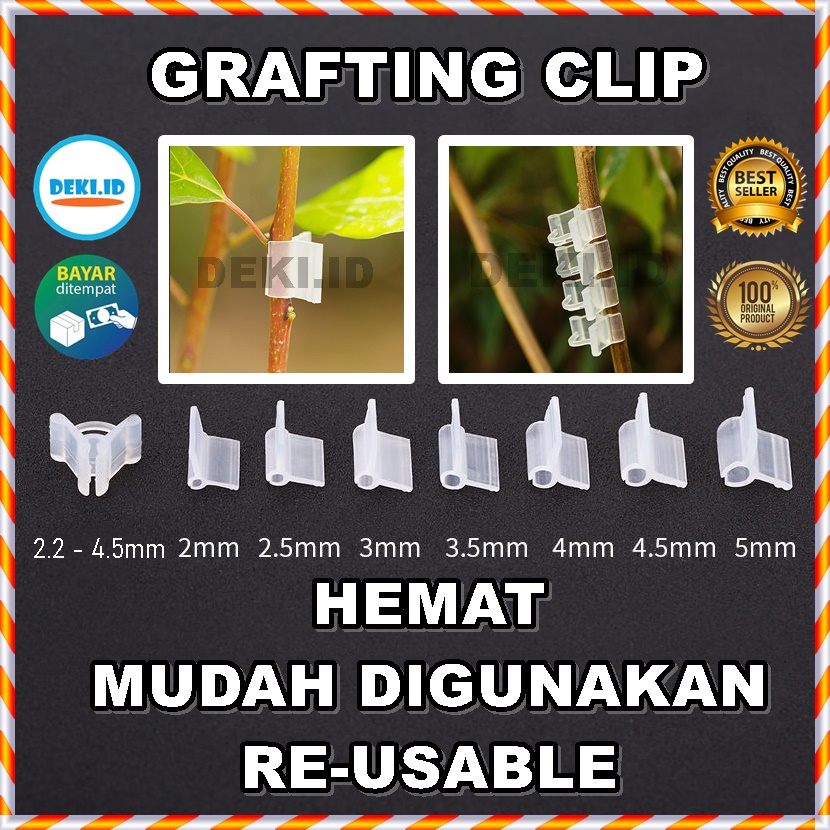 Jual Grafting Clip Klip Alat Okulasi Clips Penjepit Sambung Pucuk ...