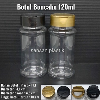 Jual Botol Bon Cabe 120 ml / Botol Tabur 120 ml / Botol Lada / Botol ...