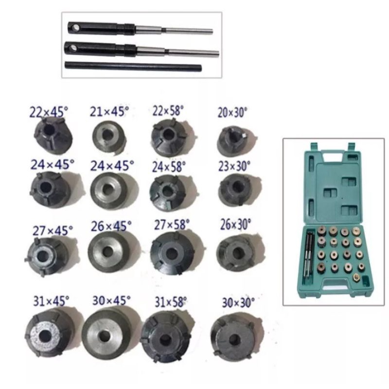 Jual valve set cutter skir seating klep 22-30mm pilot 5mm 5.5mm ...