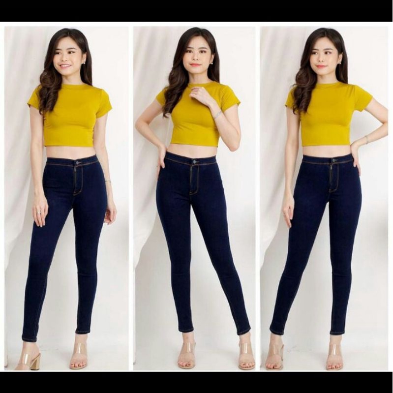 Jual celana jeans hitam . jeans murah | Shopee Indonesia