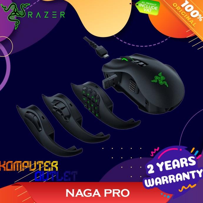 Jual RAZER NAGA PRO WIRELESS GAMING MOUSE - MODULAR MOUSE GAMING ...