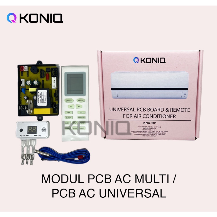 Jual MODUL PCB AC MULTI KONIQ / PCB REMOTE AC UNIVERSAL | Shopee Indonesia