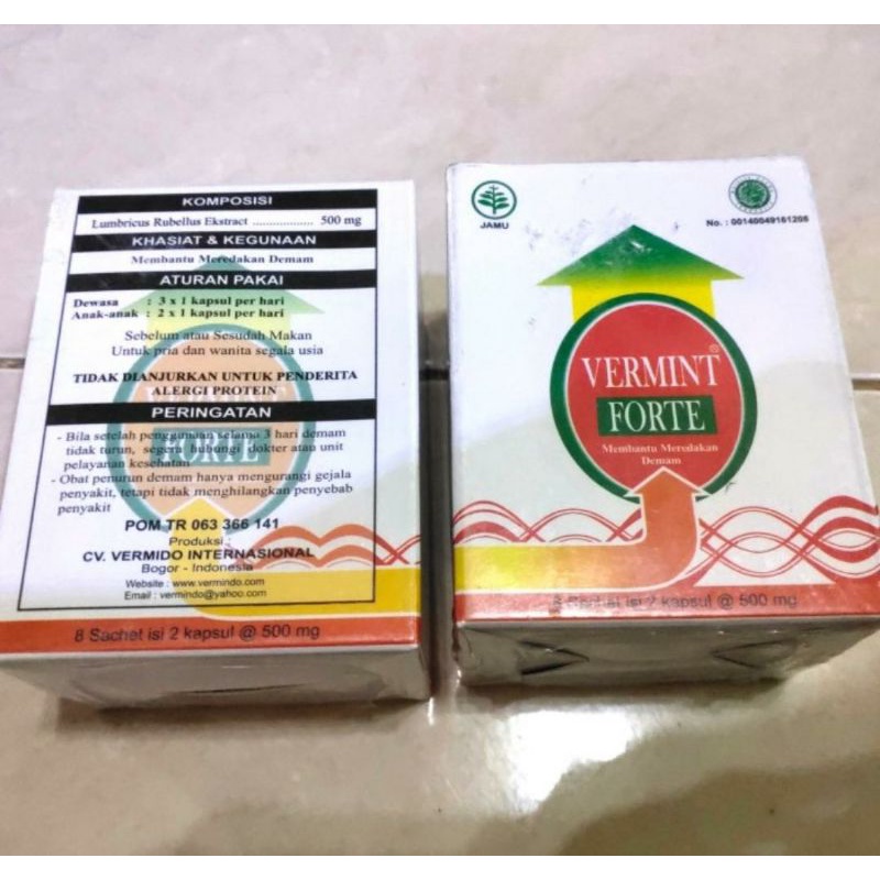 Jual Vermint forte 30kapsul | Shopee Indonesia