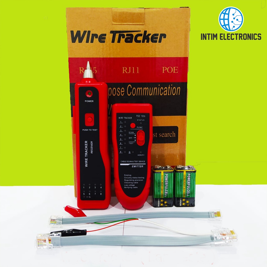 Jual Wire Tracker, LAN Cable Tester, Tone Checker Kit | Shopee Indonesia