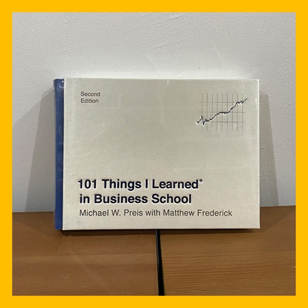 Jual Buku Import 101 Things I Learned in Business School (Original ...