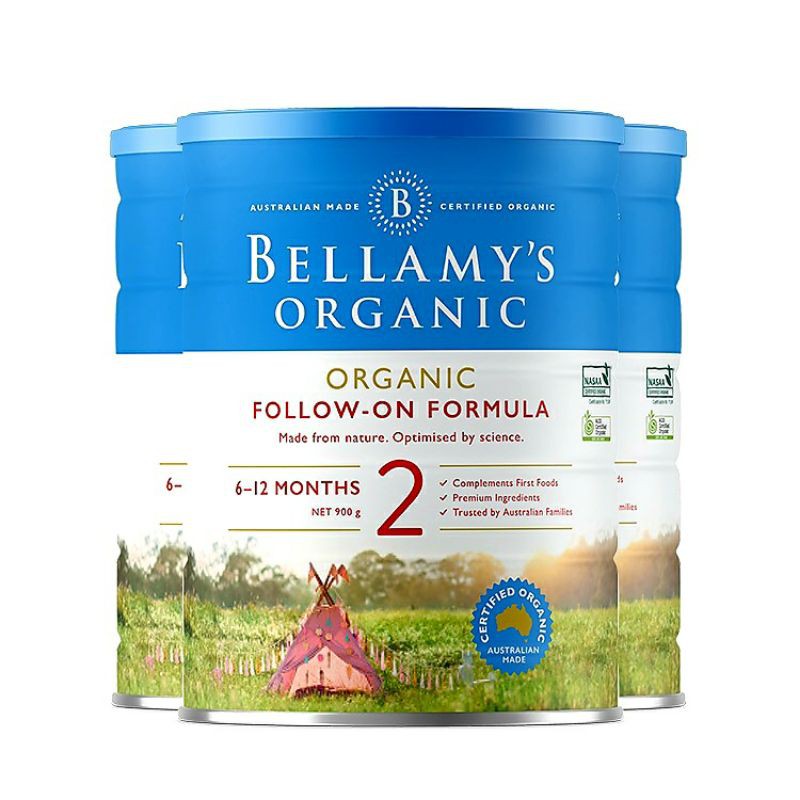 Jual Bellamy's organic milk formula step 2 ( 6-12 bulan ) | Shopee ...