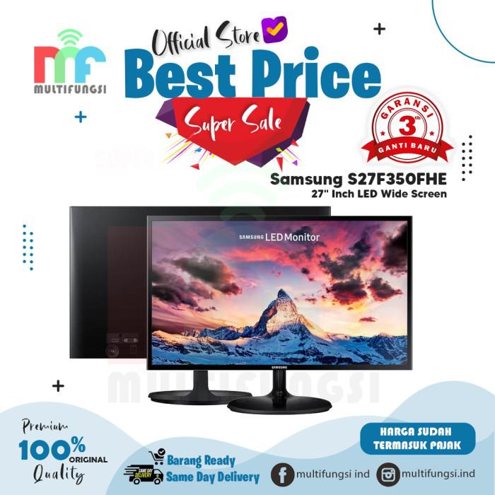 Jual MONITOR SAMSUNG 27" INCH LED S27F350FHE GARANSI RESMI S27F350 ...