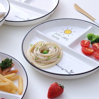 Jual Piring Diet Keramik Estetik / Aesthetic Plate for Diet / Divided ...
